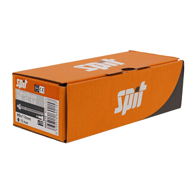 RJ Fixings.Shop . spit-threaded-studs-zinc-plated